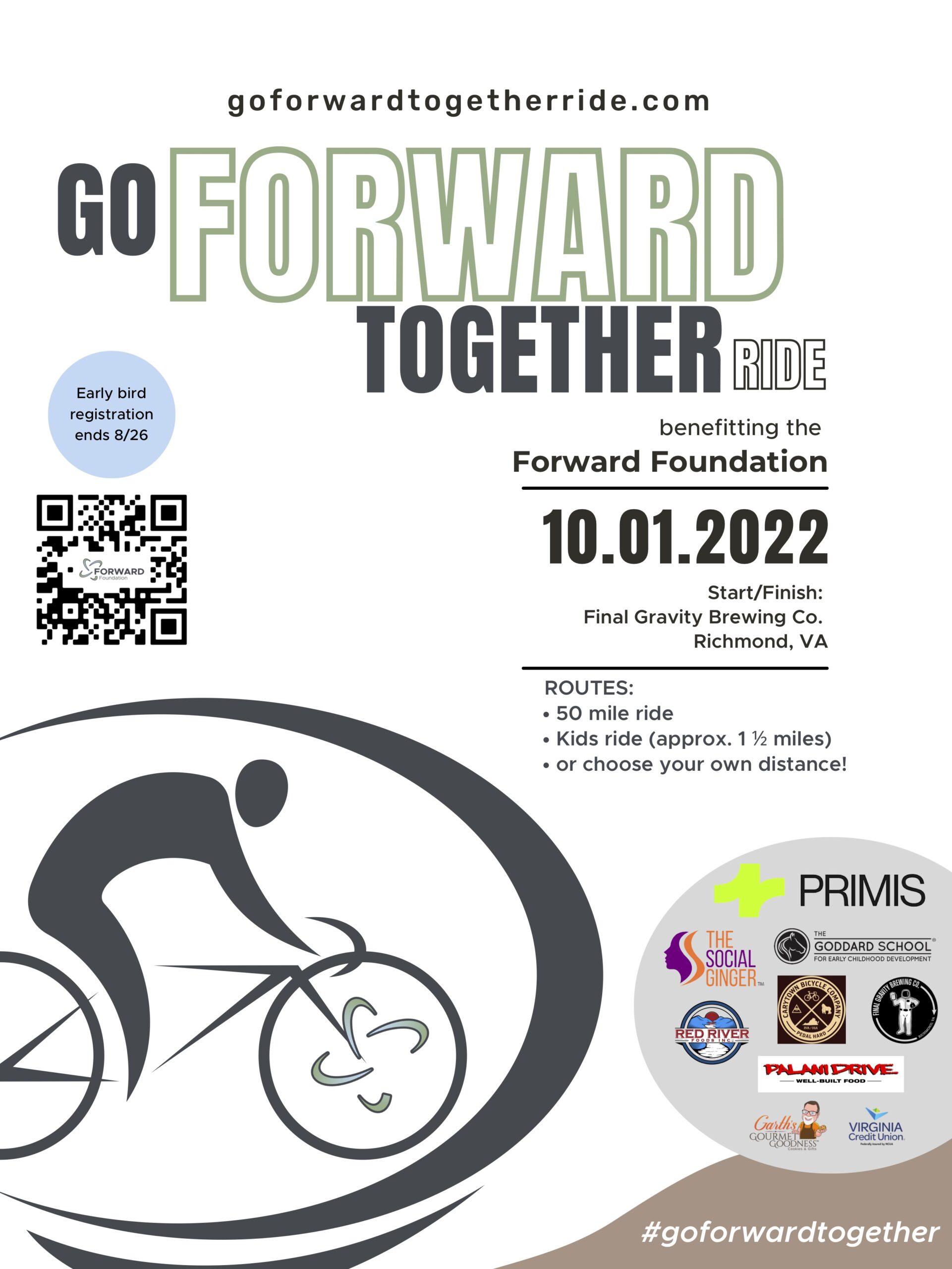 Go Forward Together Ride 2022 - Routes and Info | smacksound